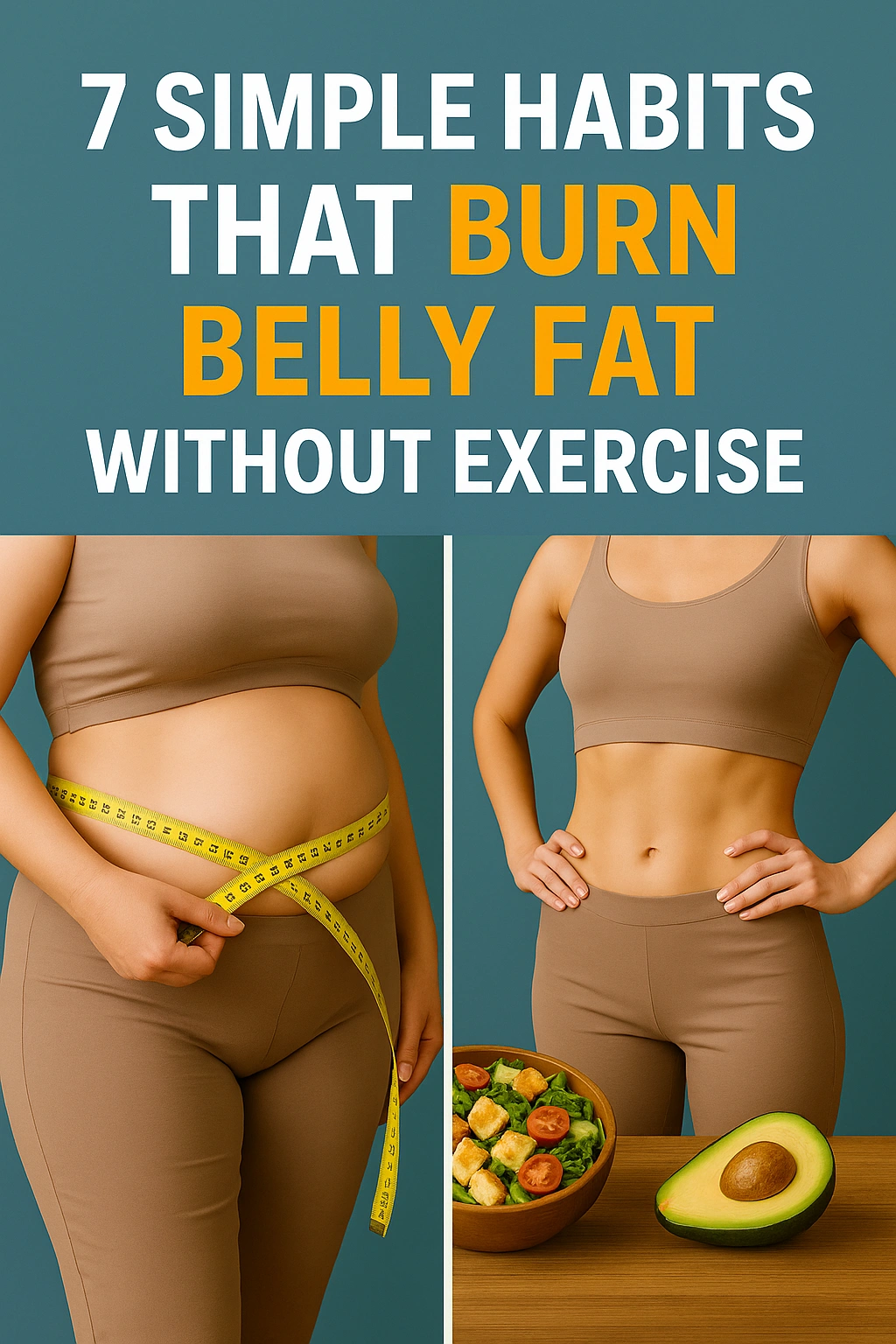 7 Simple Habits That Burn Belly Fat Without Exercise