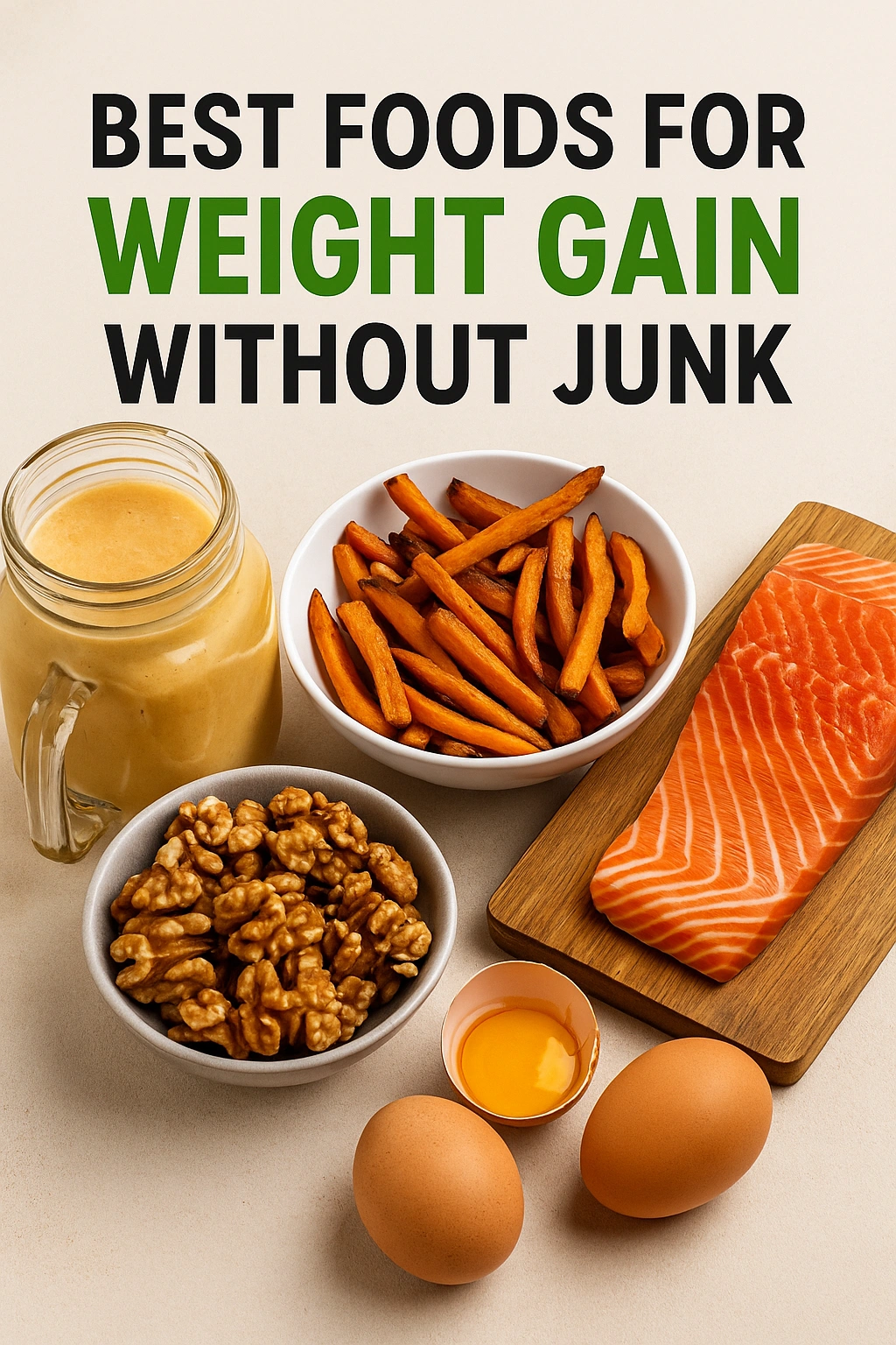Best Foods for Weight Gain Without Junk - Dietary Craft