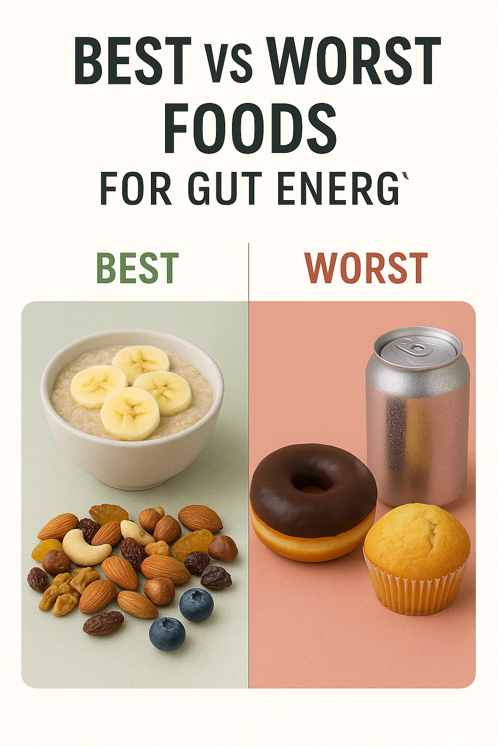 Best vs Worst Foods for Energy - Dietary Craft