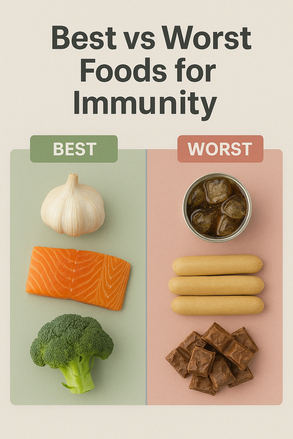 Best vs Worst Foods for Immunity - Dietary Craft