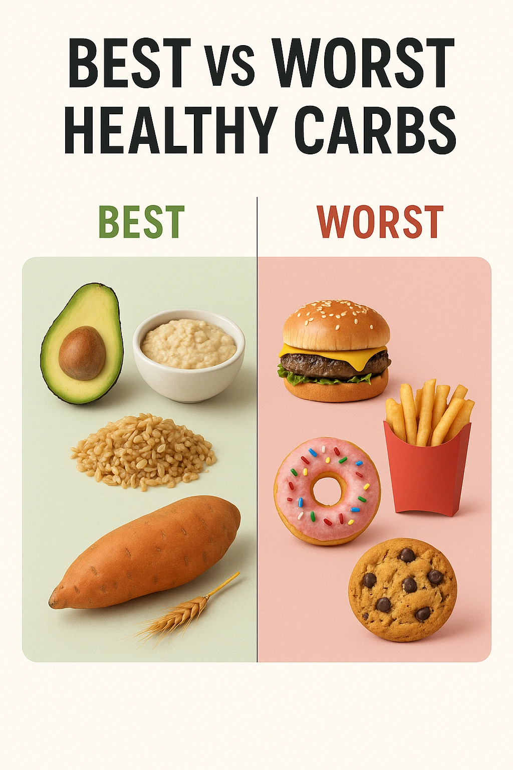Best vs Worst Healthy Carbs - Dietary Craft