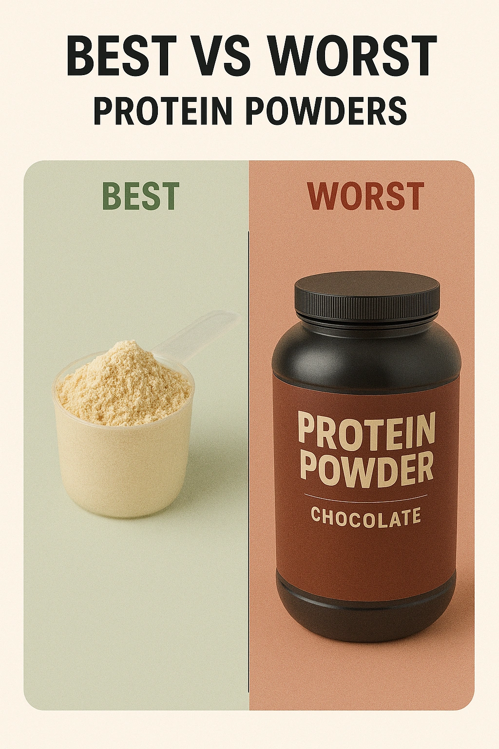 Best vs Worst Protein Powders - Dietary Craft