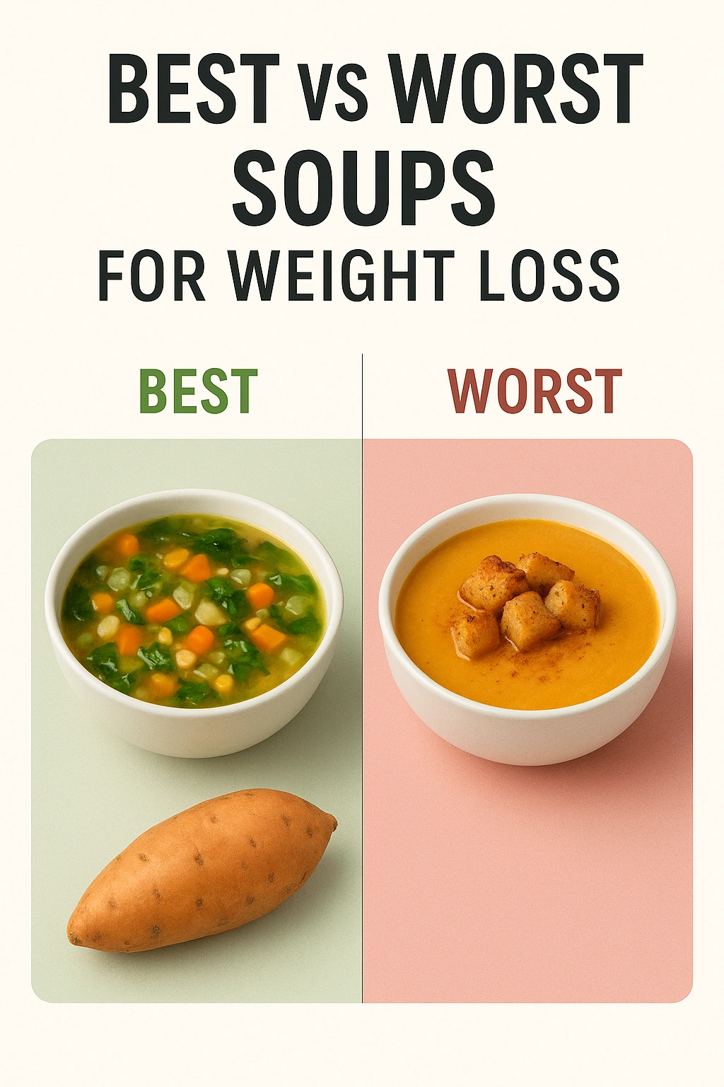 Best vs Worst Soups for Weight Loss - Dietary Craft