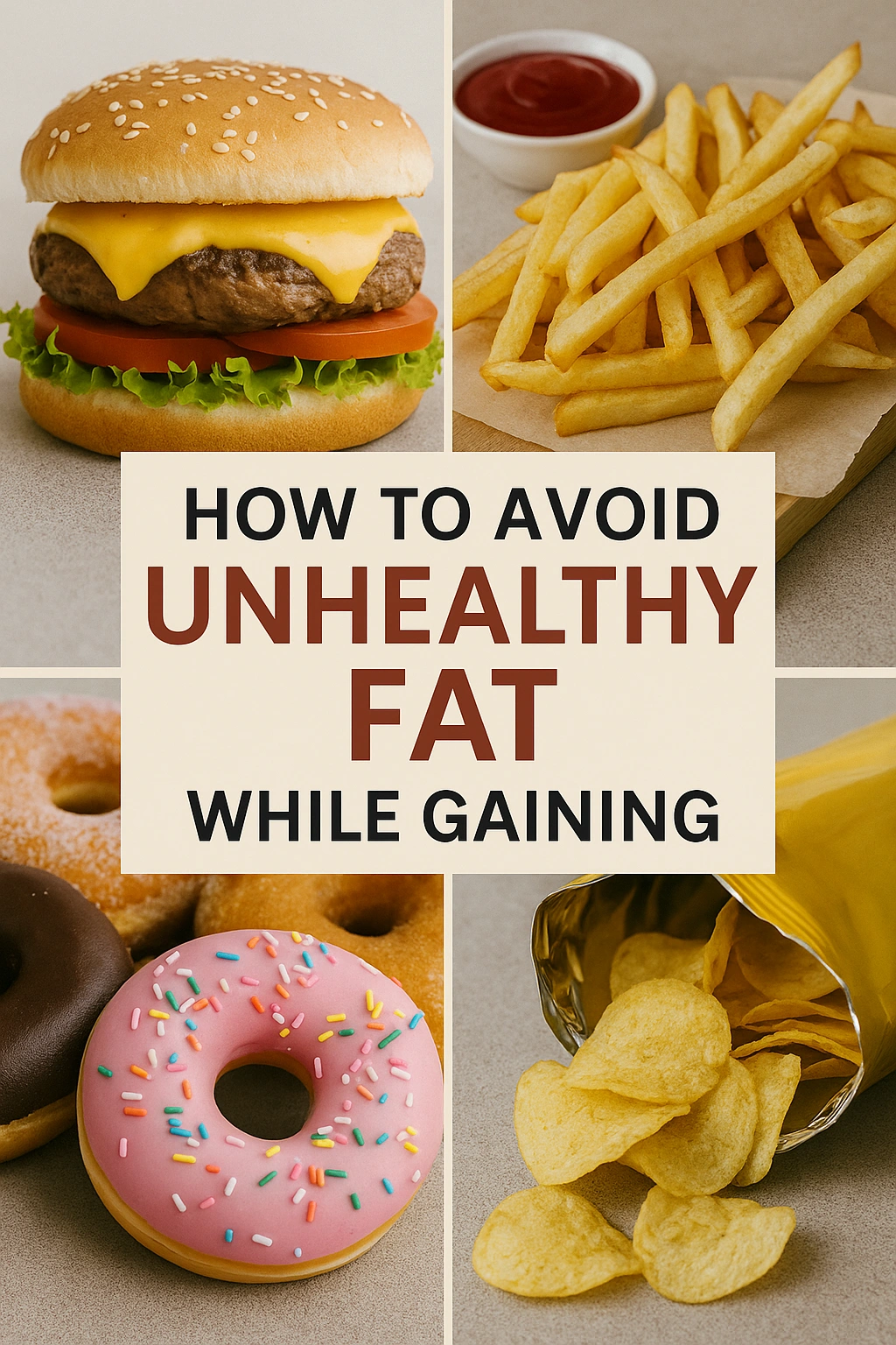 How to Avoid Unhealthy Fat While Gaining - Dietary Craft